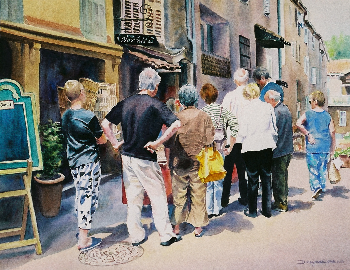 Doriane Heyman Watercolors Acrylic Paintings San Mateo